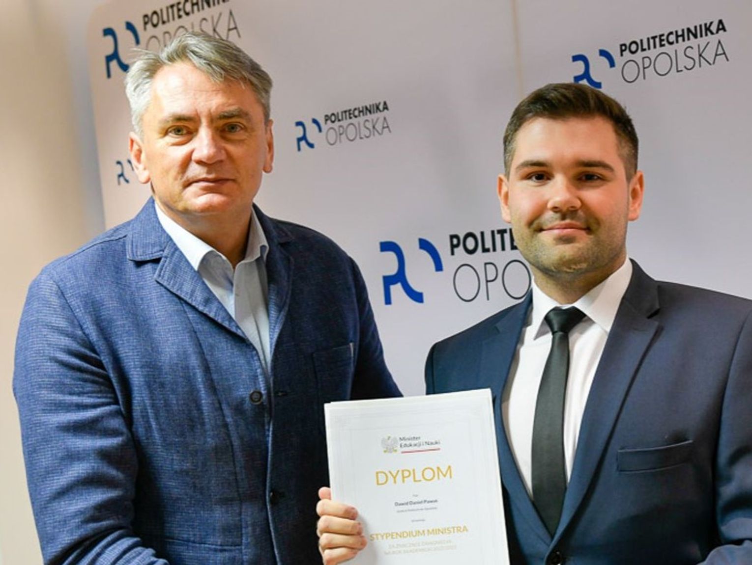 Dawid Pawuś, student z powiatu strzeleckiego wyróżniony prestiżowym stypendium