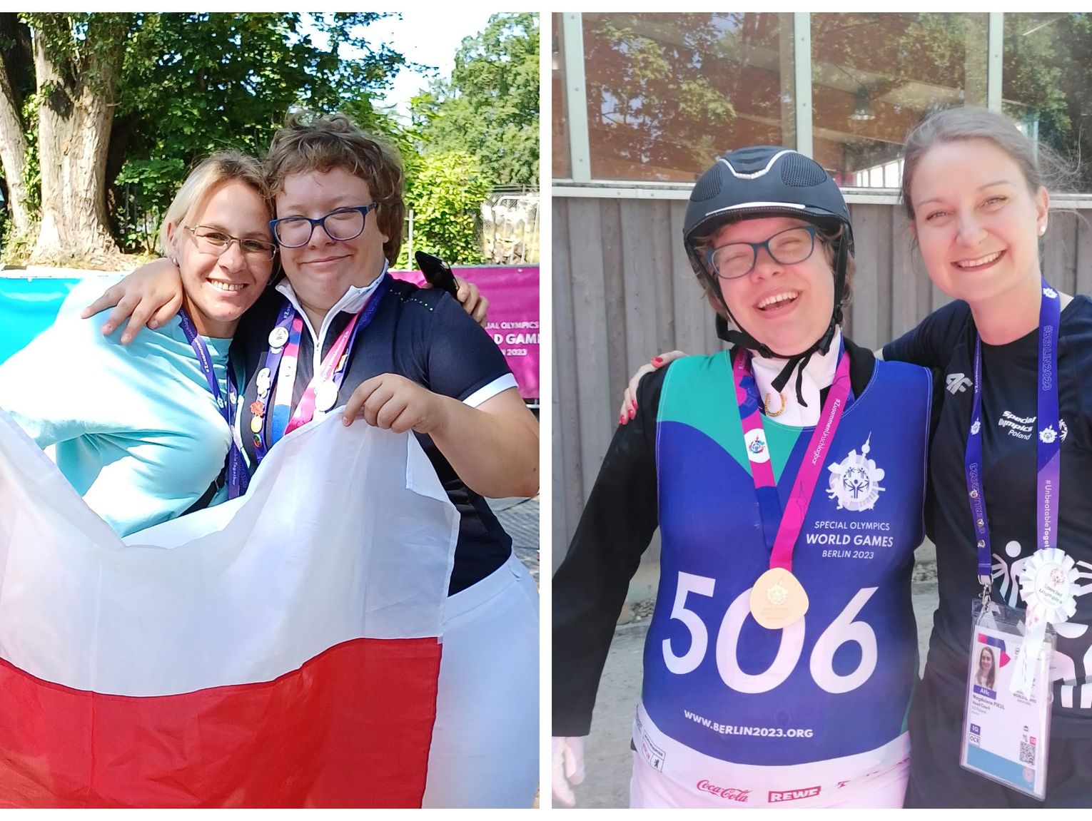 Małgorzata Zimon z Rozmierzy ze złotem i srebrem na igrzyskach w Berlinie