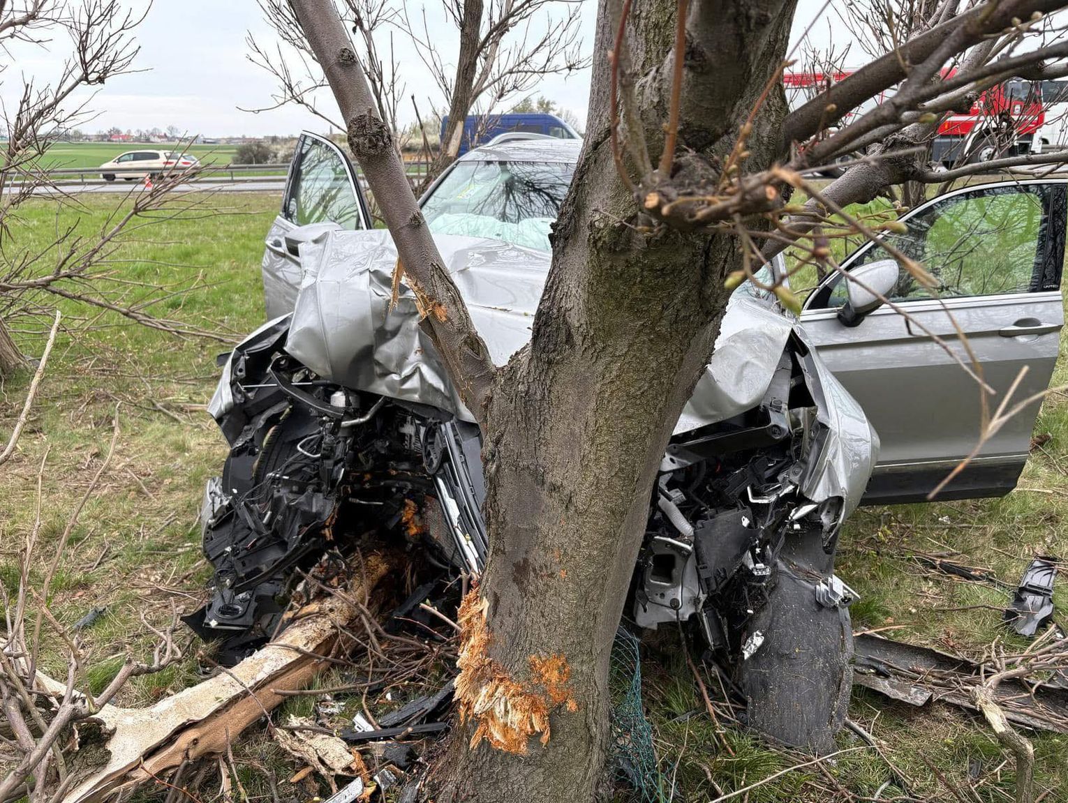 Wypadek na autostradzie A4. Poszkodowany obywatel Niemiec