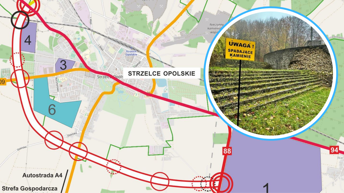 Obwodnica Strzelec Opolskich i renowacja amfiteatru pod znakiem zapytania